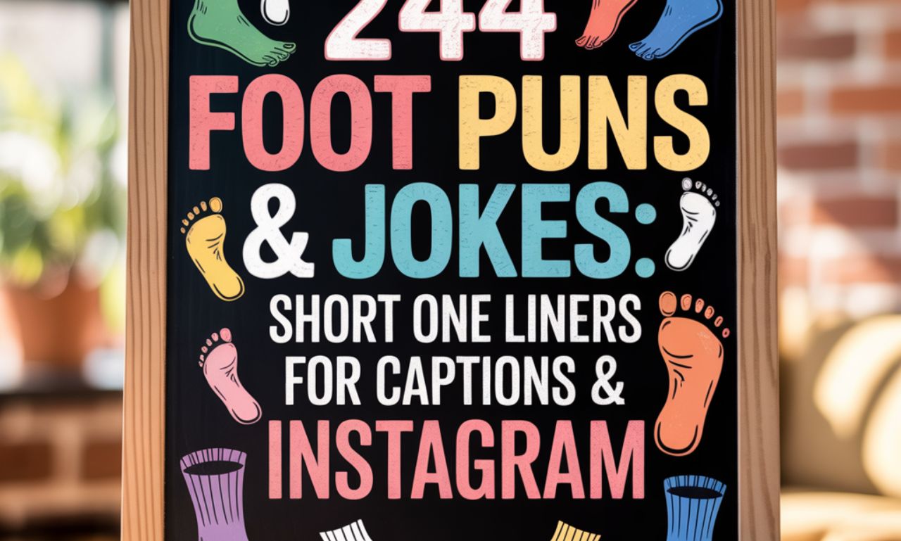 244 Foot Puns & Jokes: Short One Liners For