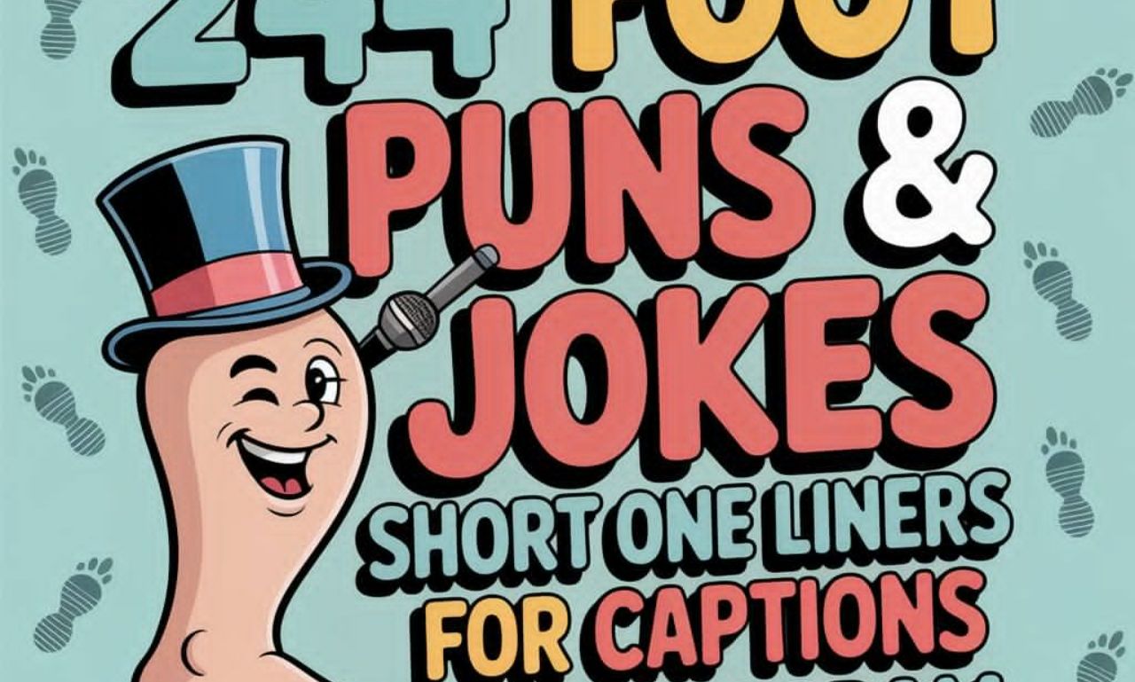 244 Foot Puns & Jokes: Short One Liners For