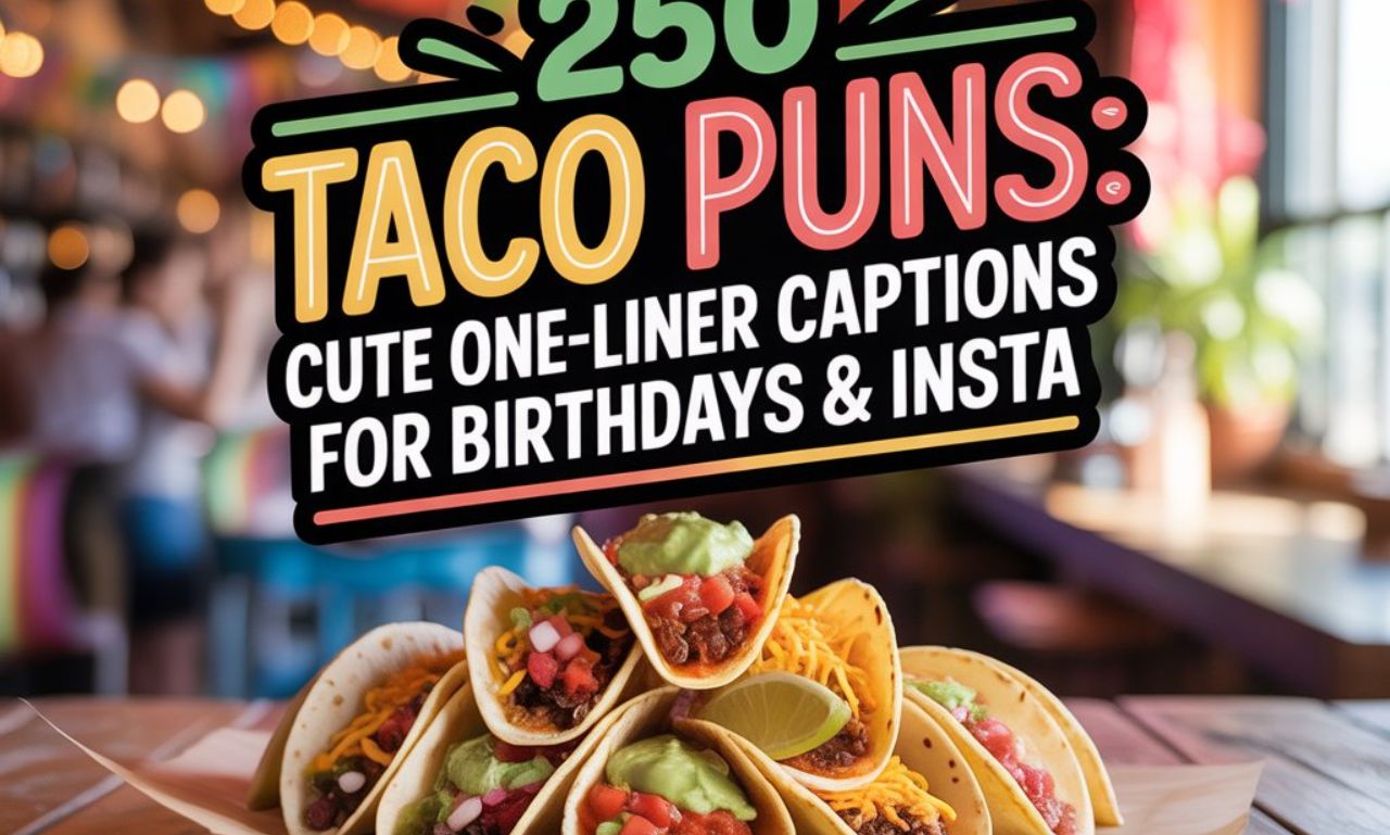 260 Taco Puns: Cute One-Liner Captions for Birthdays & Insta