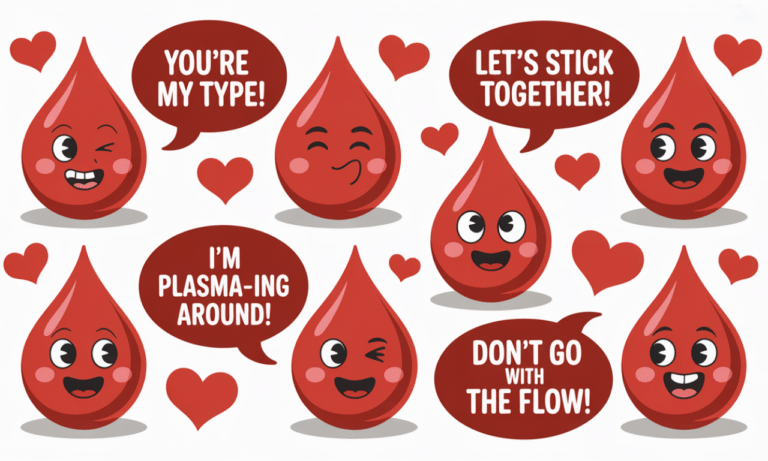 290 Blood Puns: One Liners, Halloween, & Donations puns