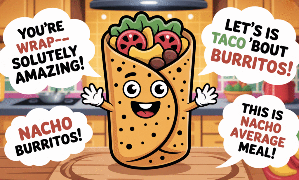 Burrito Puns: Funny One-Liner Breakfast Captions for Instagram